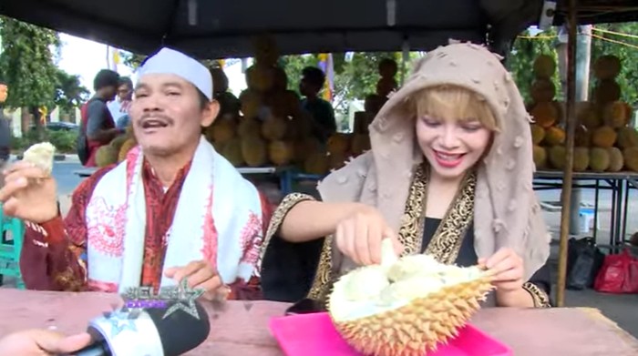 Dinar Candy Ternyata Jago Menumis Sayur Genjer dan Tauge