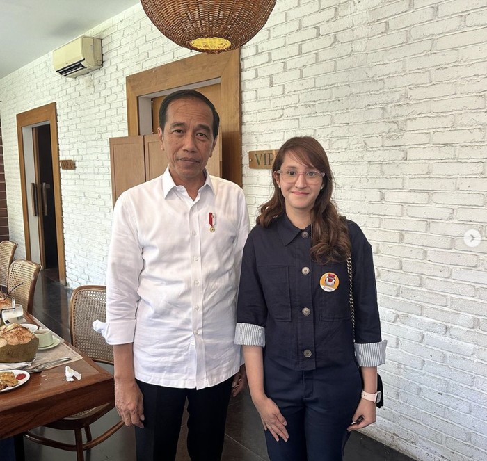 Momen Tsamara Amany Jajan Durian di New York hingga Makan Bareng Jokowi