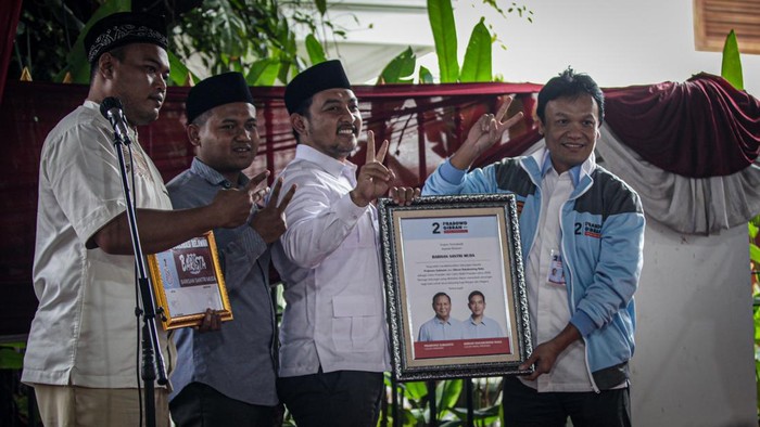 Sambangi Kertanegara, Barisan Santri Muda Dukung Prabowo-Gibran