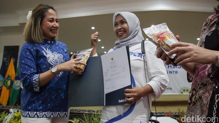 Antusiasme Pelaku UMKM NTB Terima Sertifikat Halal