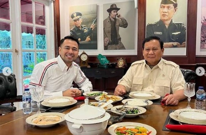 Momen Raffi Ahmad Makan Mie Ayam Bareng Zulhas hingga Prabowo