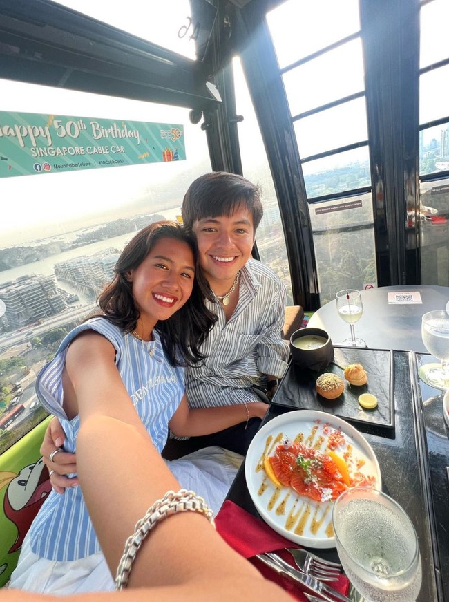 7 Foto Ultah Shenina Cinnamon, Mesra Dinner Berdua Angga Yunanda di ...