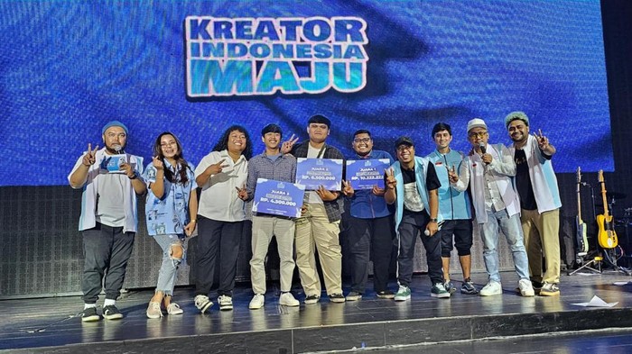 Potret Keseruan Kreator Indonesia Maju Nobar Debat Capres Potret Keseruan Kreator Indonesia Maju Nobar Debat Capres