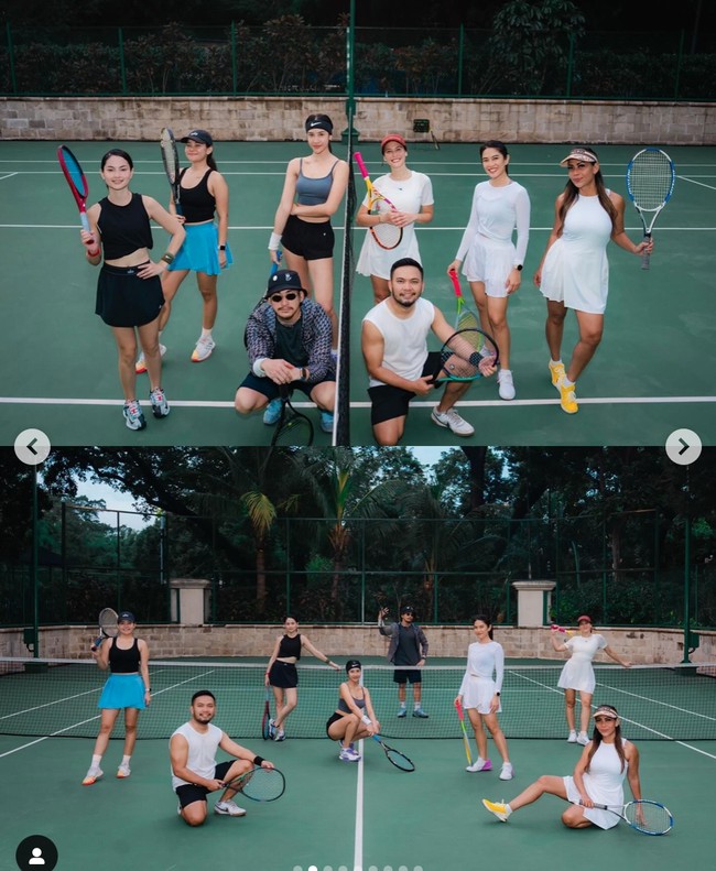 Cantik Maksimal, Gaya Pevita, Dian Sastro & Anya Geraldine Main Tenis Bareng