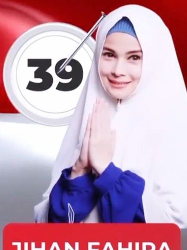 Penampilan Jihan Fahira yang Bikin Pangling di Kertas Suara Pemilu 2024