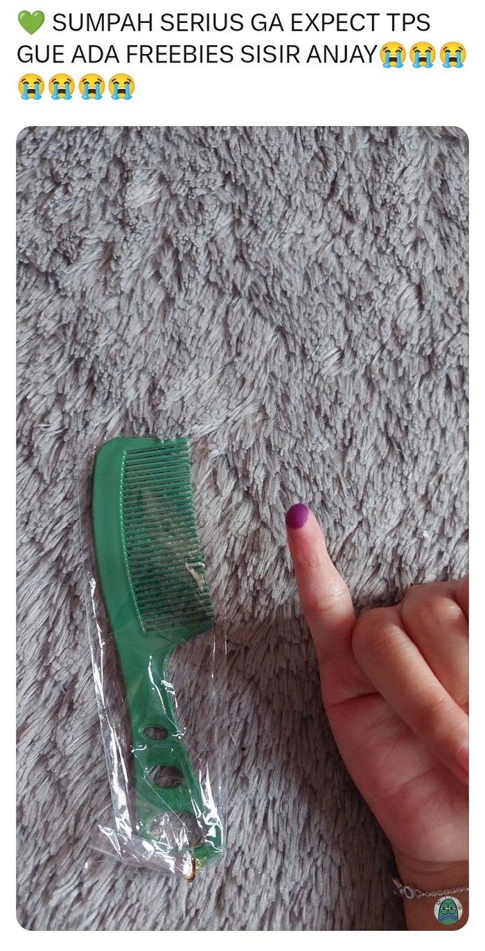 10 Foto Lucu dan Kocak Saat Nyoblos Pemilu, Ada-ada Aja!