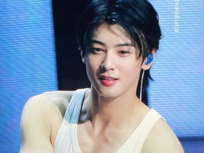 Cha Eun Woo Pamer Otot di Konser Solo, Jungkook dan Mingyu Jadi Sorotan