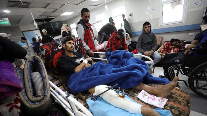 Potret RS Al Shifa di Gaza yang Penuh Pasien