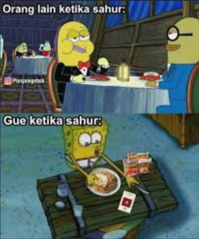 10 Meme Lucu Bulan Ramadan, Menahan Lapar Saat Puasa!