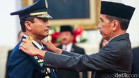 Jokowi Lantik Marsdya Tonny Harjono Jadi KSAU, Ini Profilnya