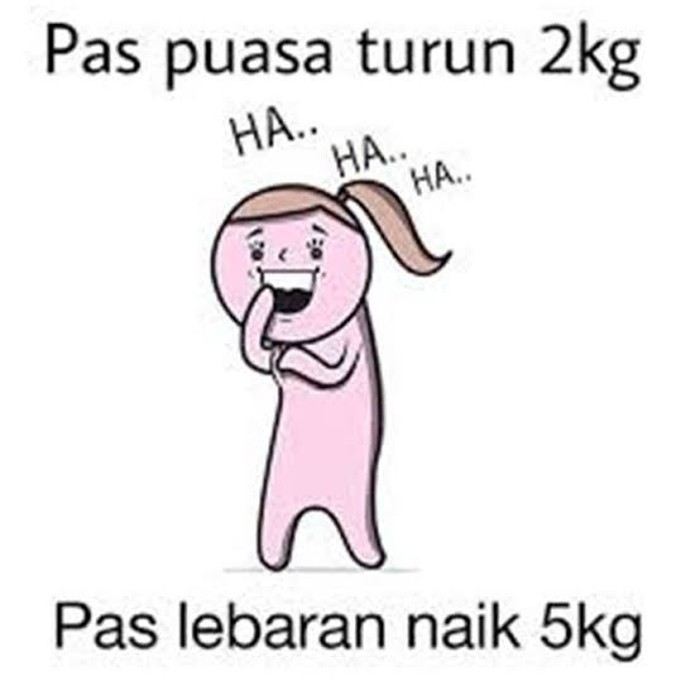 10 Meme Kocak Orang-orang yang Kalap Makan Saat Lebaran