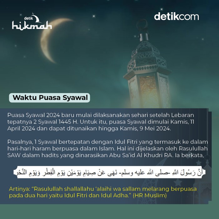 Puasa Syawal: Niat, Doa, Waktu, dan Aturannya