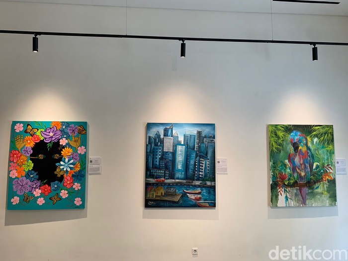 Potret Lukisan Hasil Karya Para Seniman Teman Tuli di "Voices of Colours"