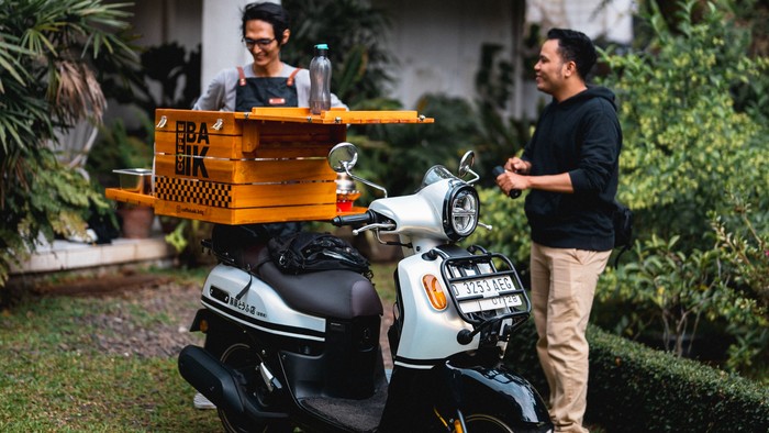 Potret Modifikasi Yamaha Fazzio ala Mobil Takumi Fujiwara