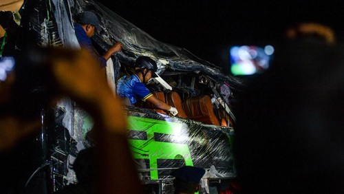 Pekik Takbir Siswa Sebelum Kecelakaan Maut yang Renggut 11 Nyawa