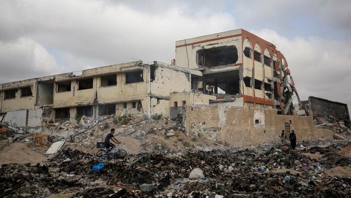 Sederet Gedung Pendidikan di Gaza Hancur Diserang Israel