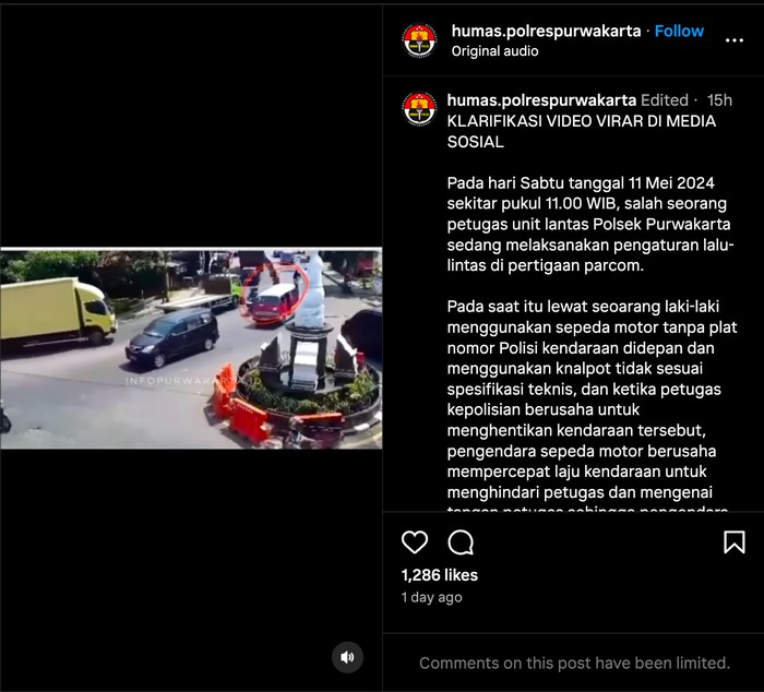 Viral Pemotor Disebut Jatuh Terlindas Truk karena Kaget Disetop Polisi Viral Pemotor Disebut Jatuh Terlindas Truk karena Kaget Disetop Polisi