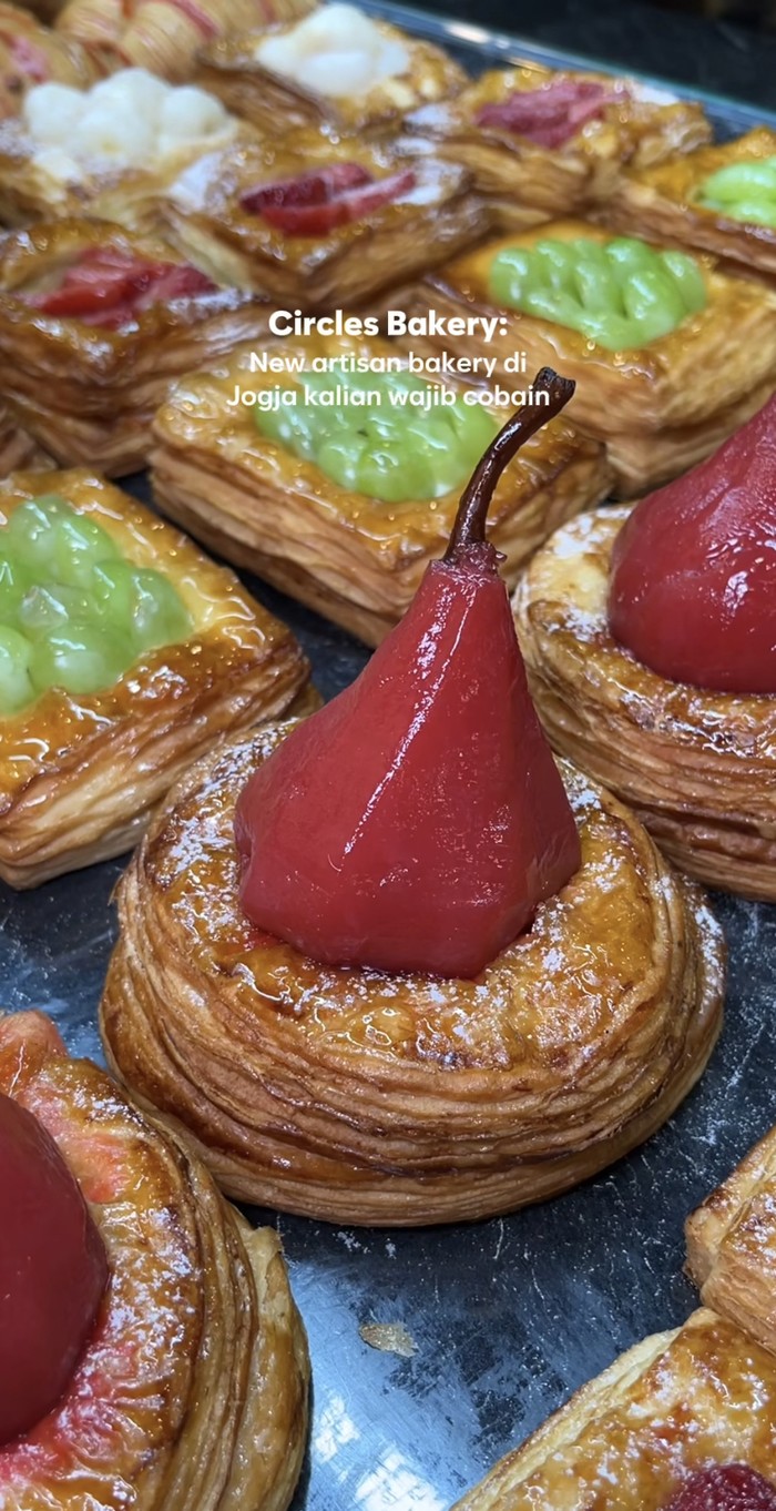 Aneka Pastry di Circles Bakery Jogja yang Dituduh Plagiat Bakery di Australia