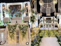 Pernikahan Viral, Digelar di Lapangan Tanah Rasanya bak di Gedung Mewah