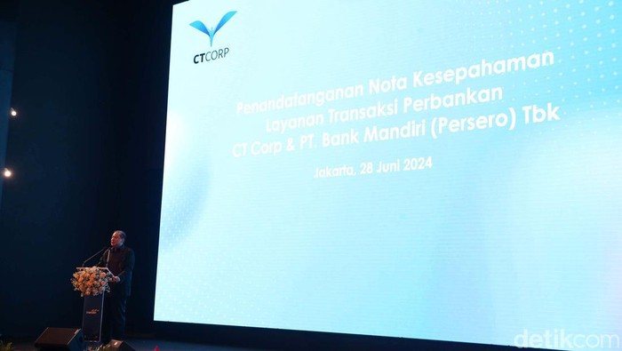 Sah! CT Corp-Bank Mandiri Kerja Sama Layanan Transaksi Perbankan