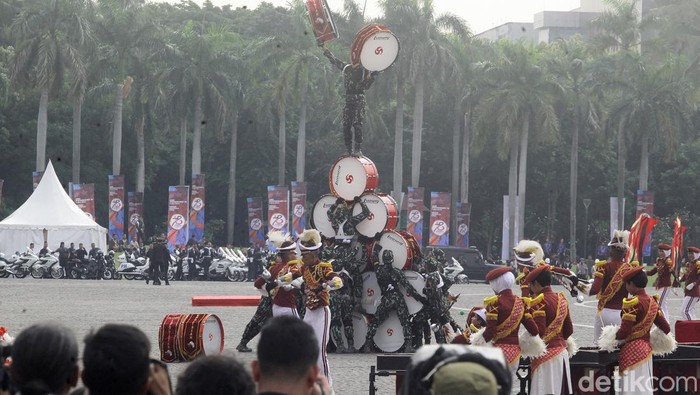 Potret Semarak HUT Ke-78 Bhayangkara di Monas