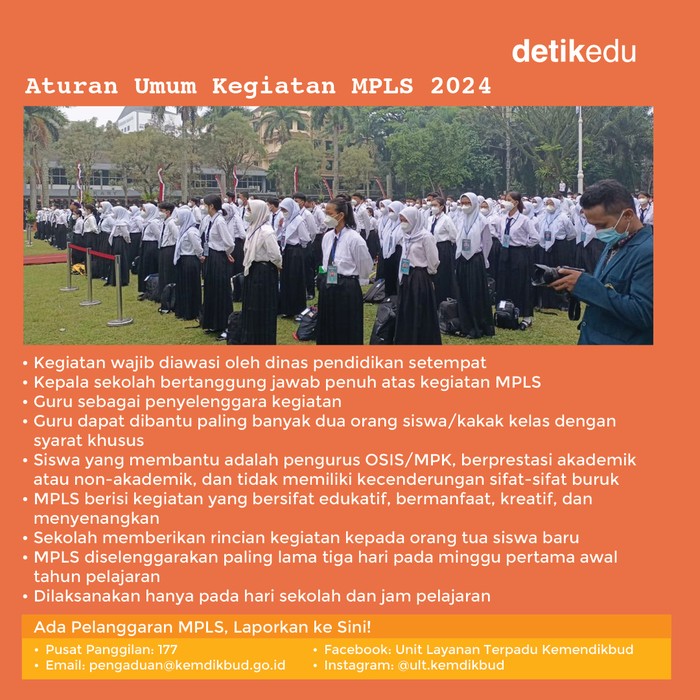 Infografis: Perhatian! Ini Atribut dan Aktivitas yang Dilarang dalam ...