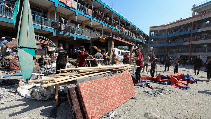 Kejam! Israel Kembali Serang Sekolah PBB di Gaza