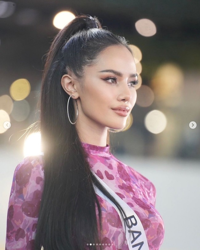 8 Foto Kecantikan Pemenang Miss Universe Thailand 2024, Opal Suchata