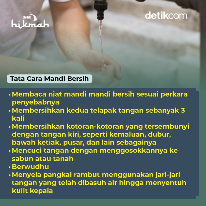 4 Doa Mandi Bersih Pria dan Wanita dan Tata Caranya