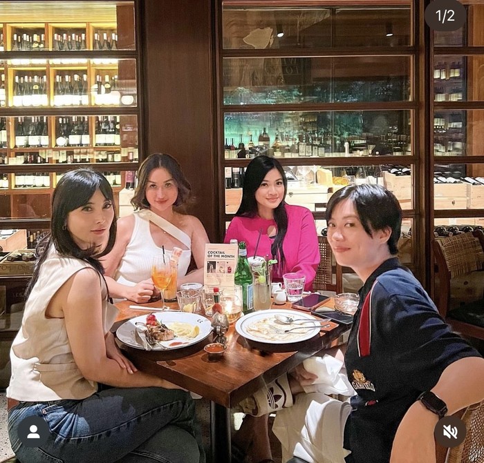 Sebelum Melahirkan Anak Kedua, Tengku Dewi Putri Hobi Makan di Resto