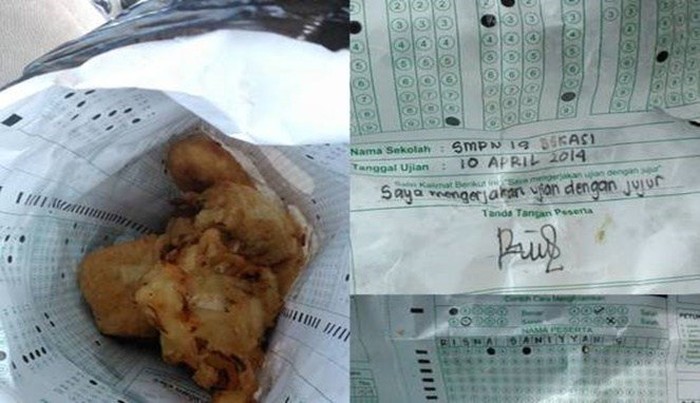 10 Bungkus Gorengan Ini Pakai Kertas Akta Nikah hingga Ijazah Orang!
