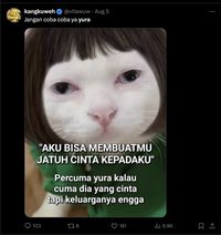Meme Kocak Gak Bisa Yura Bikin Senyum-senyum