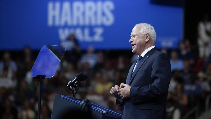 Sosok Tim Walz, Cawapres Pilihan Kamala Harris di Pemilu AS