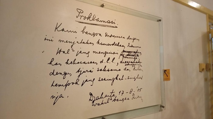 7 Potret Detik-detik Perumusan Naskah Proklamasi di Rumah Laksamana Maeda