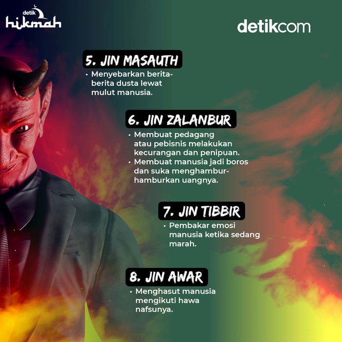 8 Jin Ini Suka Ganggu dan Sesatkan Manusia