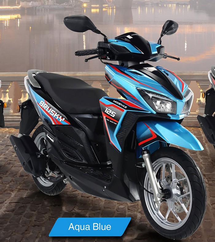 Lihat Lebih Dekat Kawasaki Brusky 125, Sang Penantang Honda Vario 125
