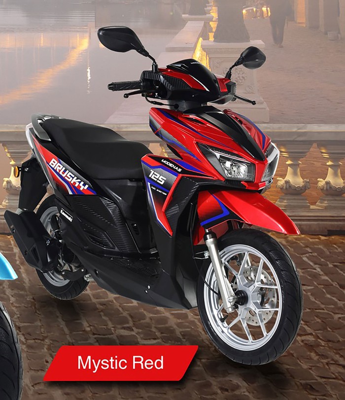 Lihat Lebih Dekat Kawasaki Brusky 125, Sang Penantang Honda Vario 125
