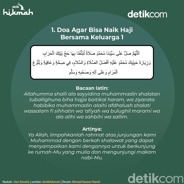 Bacaan Doa agar Bisa Naik Haji Bersama Keluarga