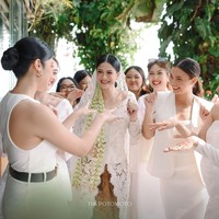 Potret Hana Saraswati Menikah dengan Justin Harijawan, Serba Putih Saat Akad