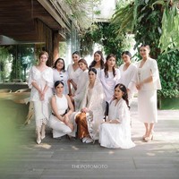 Potret Hana Saraswati Menikah dengan Justin Harijawan, Serba Putih Saat Akad