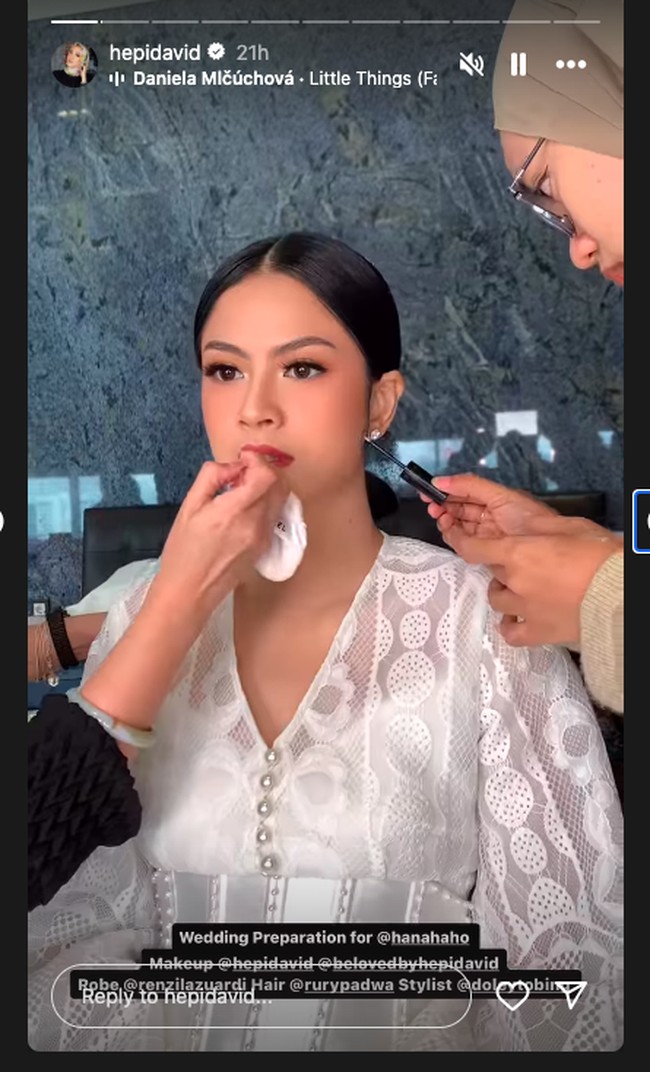 Potret Hana Saraswati Menikah dengan Justin Harijawan, Serba Putih Saat Akad