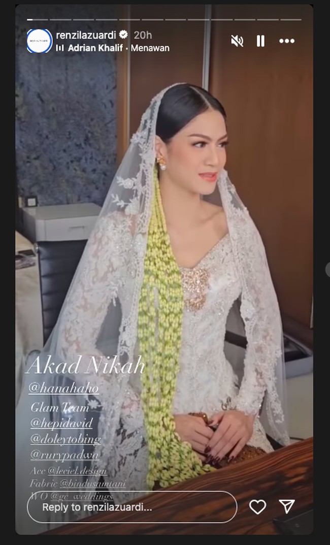 Potret Hana Saraswati Menikah dengan Justin Harijawan, Serba Putih Saat Akad