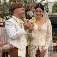 Potret Hana Saraswati Menikah dengan Justin Harijawan, Serba Putih Saat Akad