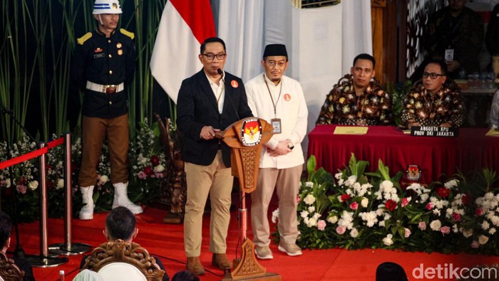 Senyum RK-Suswono Dapat Nomor Urut 1 Pilgub Jakarta