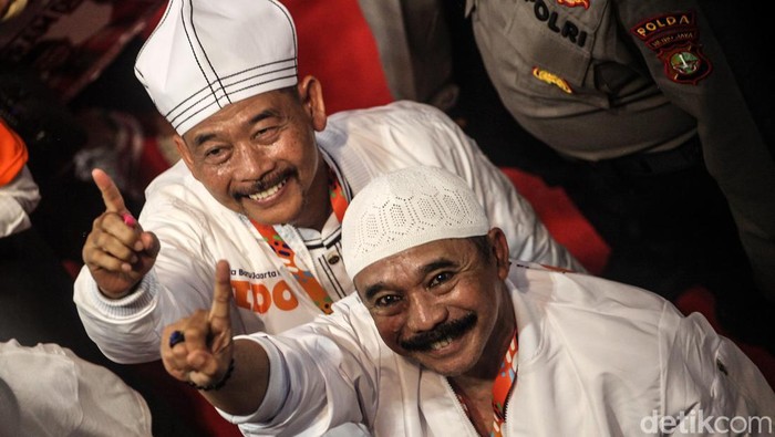 Senyum RK-Suswono Dapat Nomor Urut 1 Pilgub Jakarta