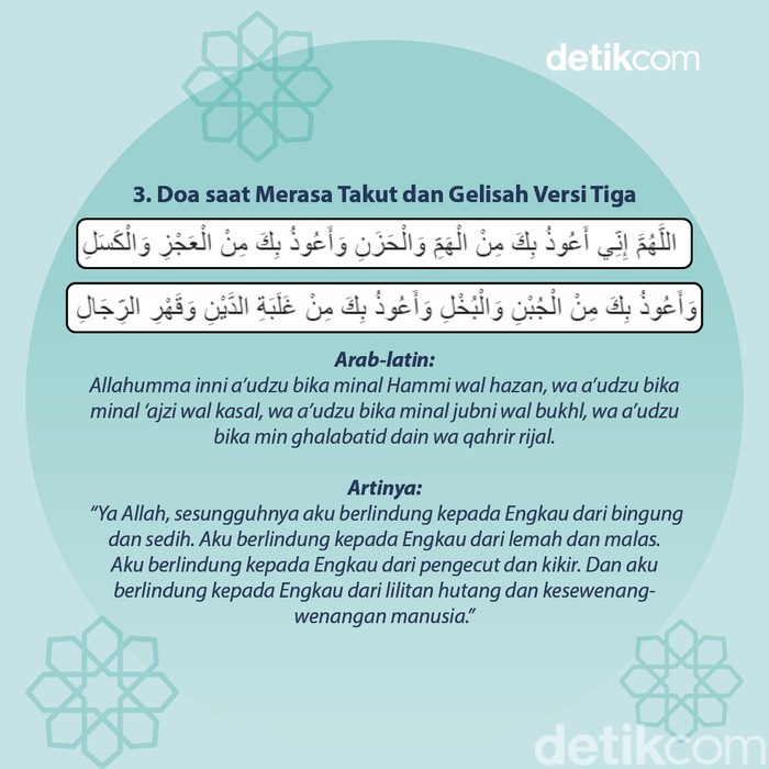 5 Doa ketika Merasa Takut dan Gelisah, Baca Ini supaya Hati Tenang