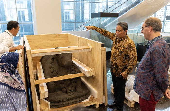 Foto: Kembali Pulang! 288 Arca-Benda Purbakala dari Belanda ke Museum ...
