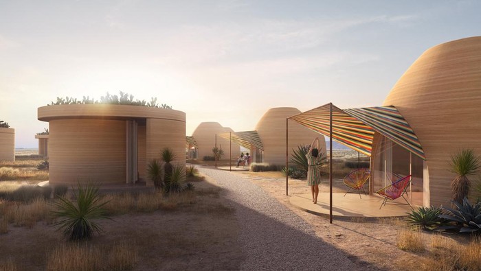 Potret Proyek Hotel Pertama di Dunia yang Dibangun dengan Printer 3D