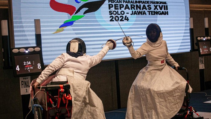 10 Aksi Mengesankan Atlet Difabel di Peparnas XVII Solo 2024