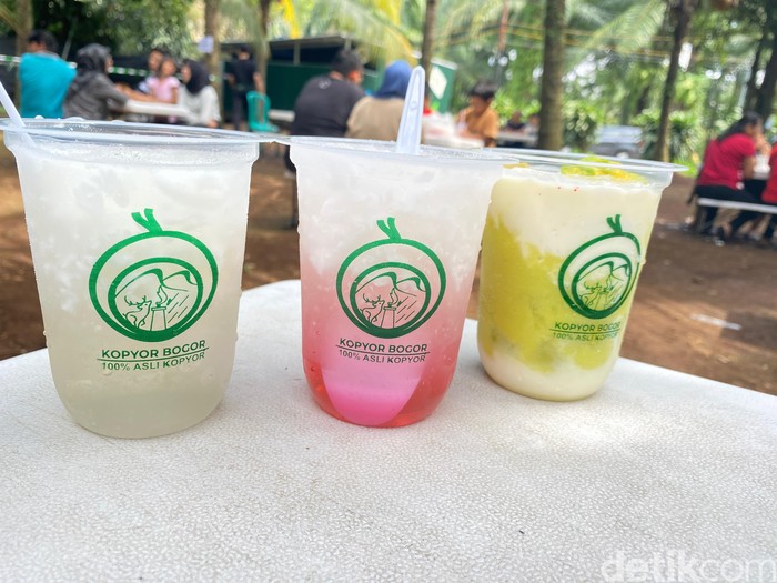 Segarnya Minum Es Kopyor di Tengah Suasana Kebun Asri Bogor